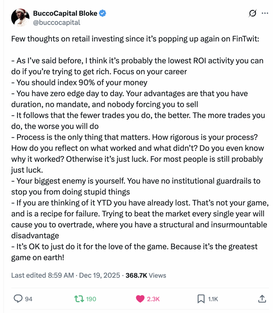 Retail Investing: Greatest Concepts - The Massive Image - Wealthy Way Today